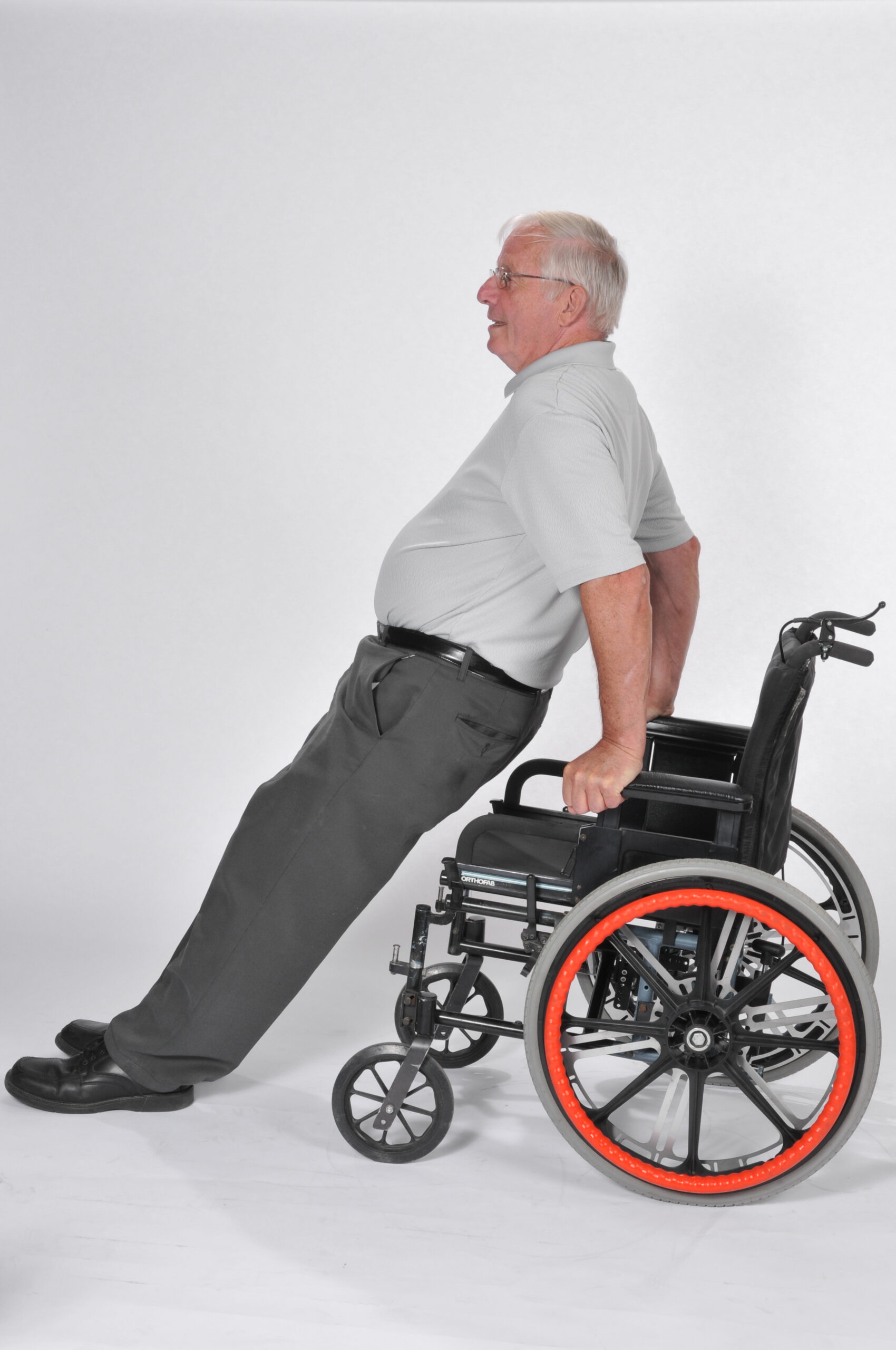 Anti-rollback system for wheelchairs - Pratiko Medical
